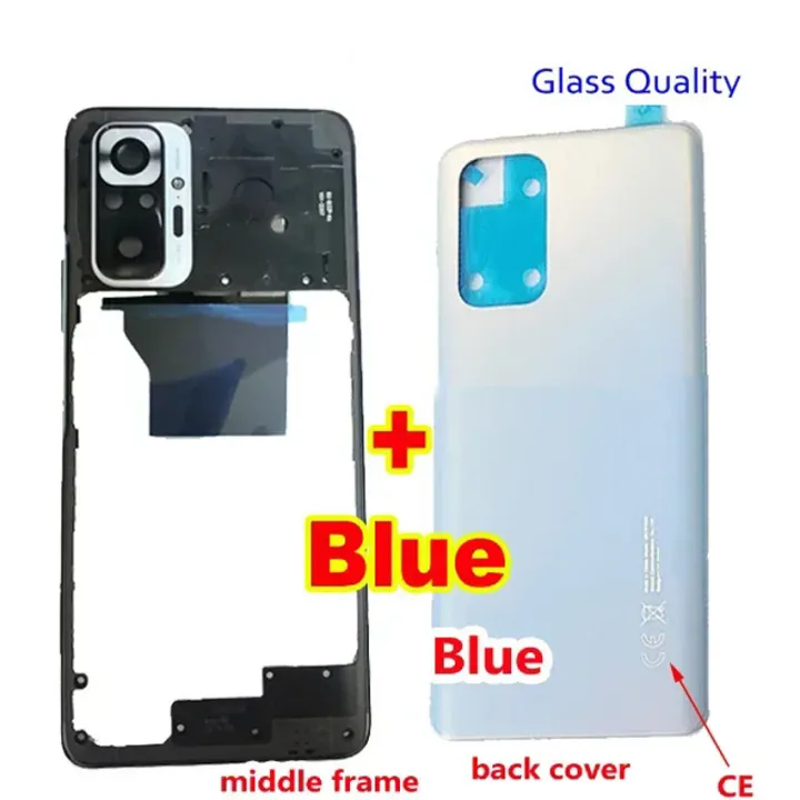 Best Quality For Xiaomi Redmi Note 10 Pro M2101K6G Back Battery Cover ...