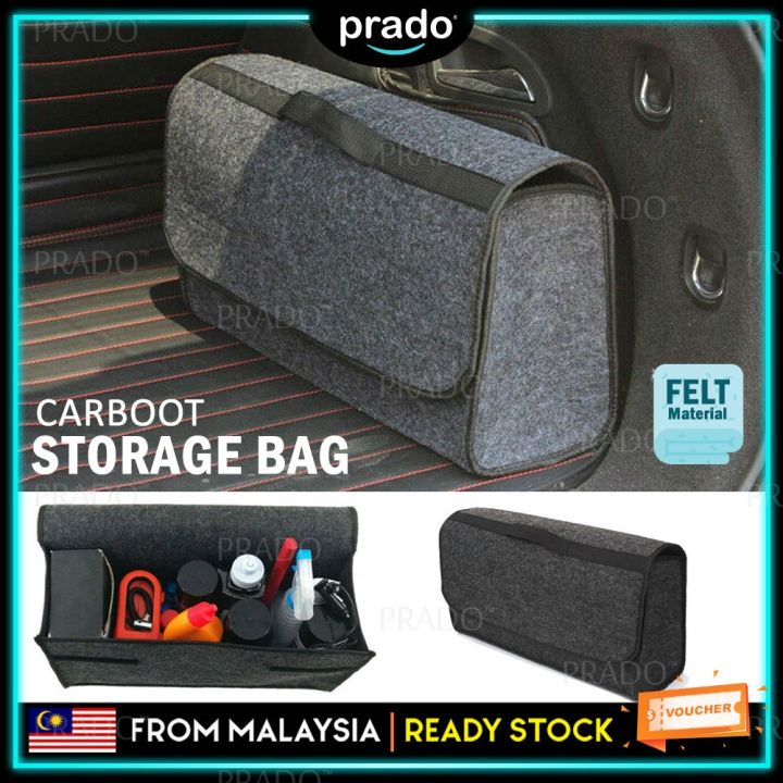 PRADO MALAYSIA Carboot Storage Foldable Bag Car Trunk Organizer Box ...