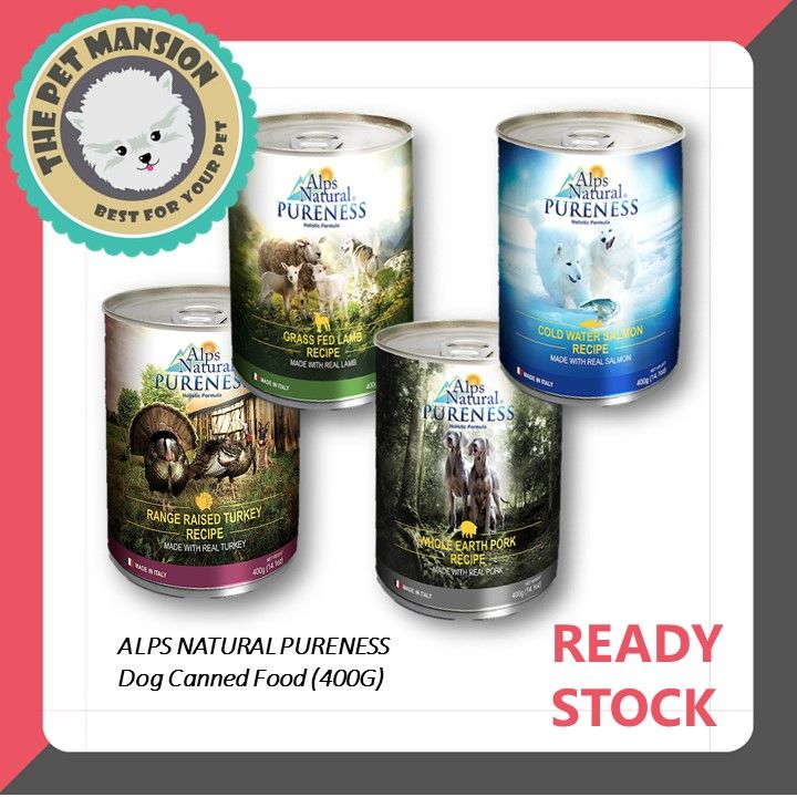 ALPS NATURAL PURENESS Dog Canned Food (400G) | Lazada