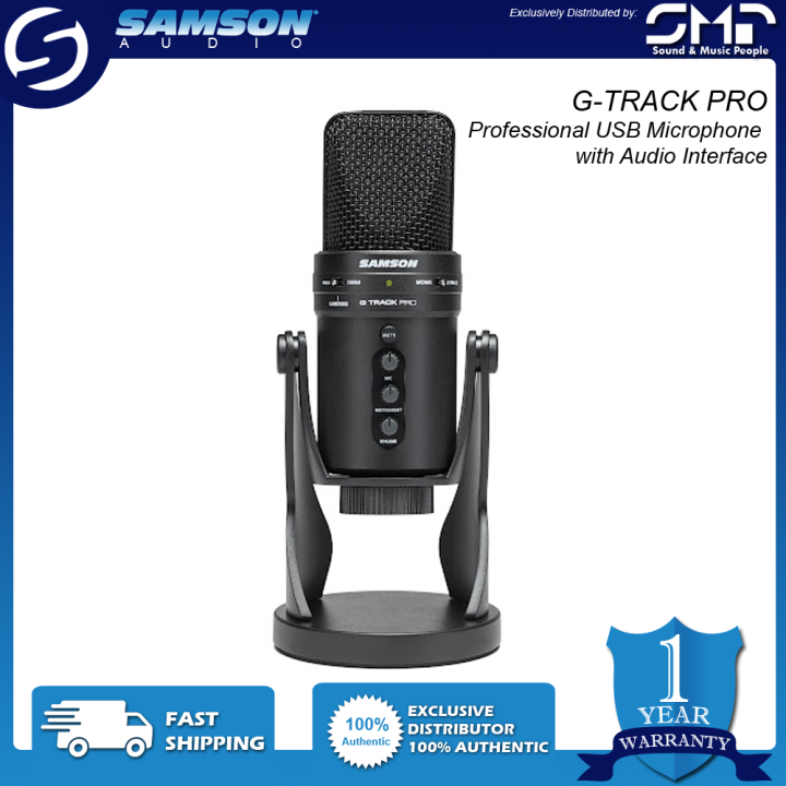 SAMSON G-TRACK PRO USB MIC & AUDIO INTERFACE | Lazada PH