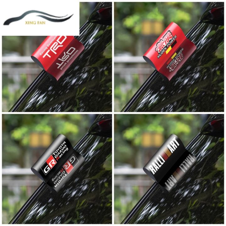 XINFAN NEW Car Sticker Wash Label Style Trunk Door Decals PVC Auto ...