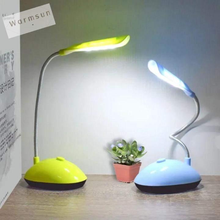 WARMSUN พับเก็บได้ โคมไฟตั้งโต๊ะแอลอีดี ใช้พลังงานแบตเตอรี่ แบบพกพาได้ ไฟกลางคืนแสง การตกแต่งแสง ...