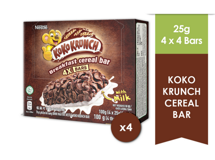 Nestle Koko Krunch Breakfast Cereal Bar 4x25g | Lazada Singapore