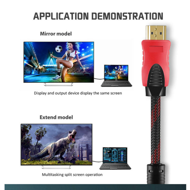 3 meter HDMI Cable Adapter Laptop /PSP/TV box to TV display projector ...