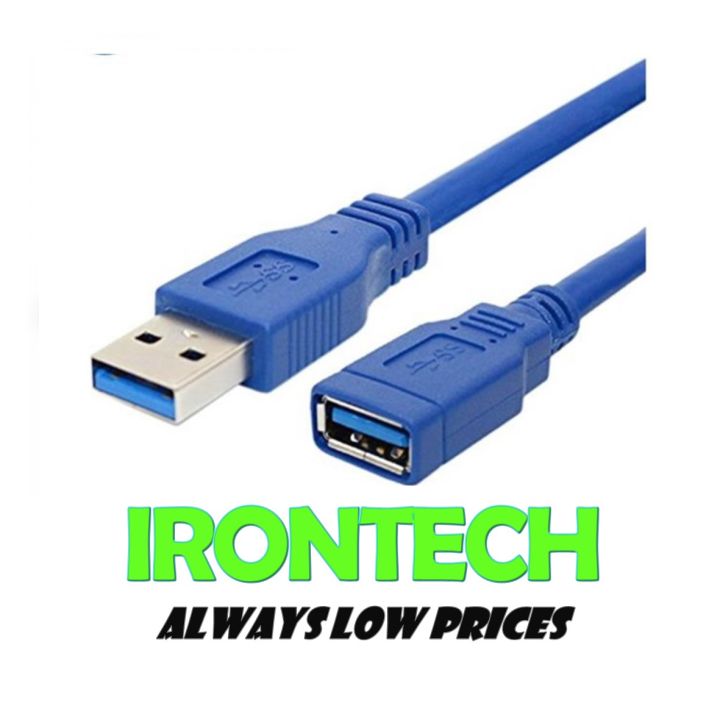 USB 3.0 Male to Female Extension Cable Extender USB3.0 0.3M 0.5M 1M 1 ...