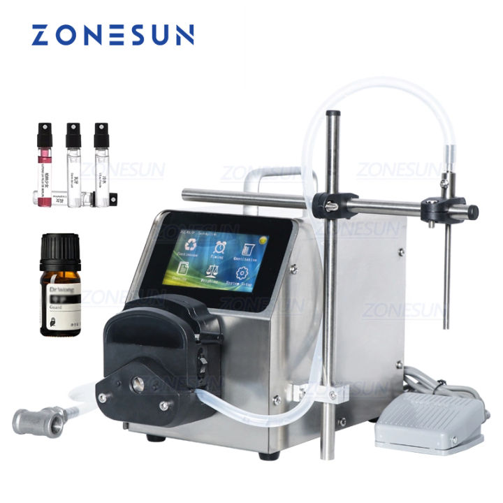 ZONESUN ZS-YTPP6001 Small Ccale Digital Single Head Quantitative Peristaltic Pump Liquid Bottles ...
