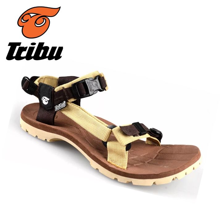 Tribu MNY2 647 Brown/Beige Outdoor Hiking/Trekking Sandals for Men ...