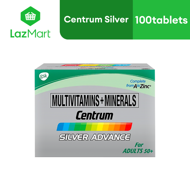 Centrum Silver Advance Box of 100 Tablets | Lazada PH