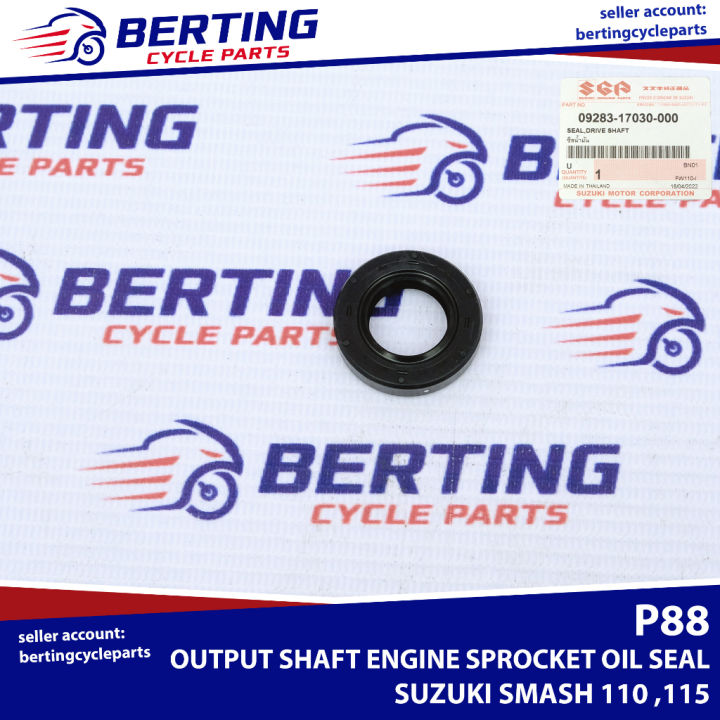 SGP OUTPUT SHAFT ENGINE SPROCKET OIL SEAL Suzuki Smash 110 115 Genuine ...