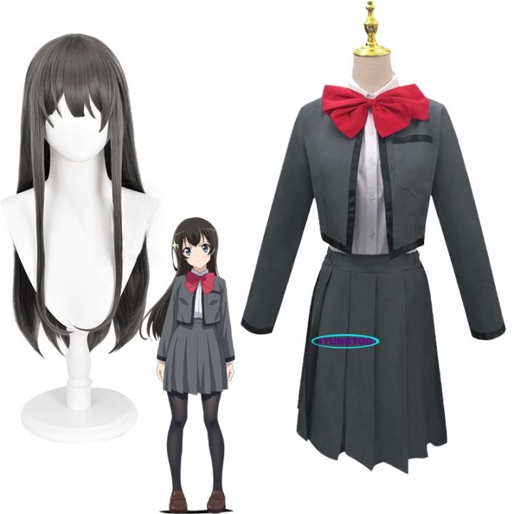 ชุดวิกผมอะนิเมะ Revue Starlight Kagura Hikari ชุดคอสเพลย์ผู้หญิง StarRira เครื่องแบบ JK ผู้หญิง ...