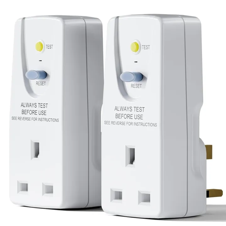 [wwy]PRCD 13A RCD Plug UK Standard Leakage Protection Socket Adapter ...