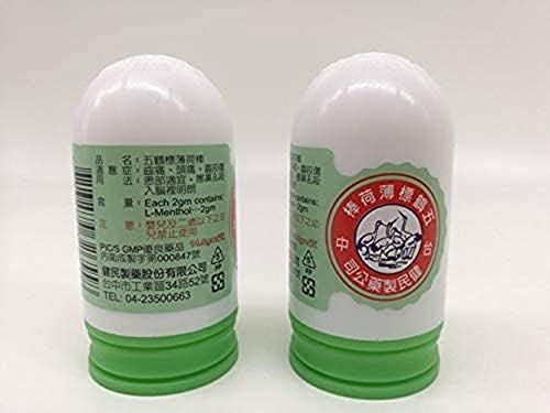 Five Cranes Menthol Stick made in Taiwan 0.52oz 14.5g | Lazada