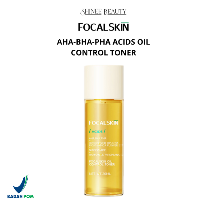 FOCALSKIN AHA-BHA-PHA Acids Oil Control Toner - 120mL | Lazada Indonesia