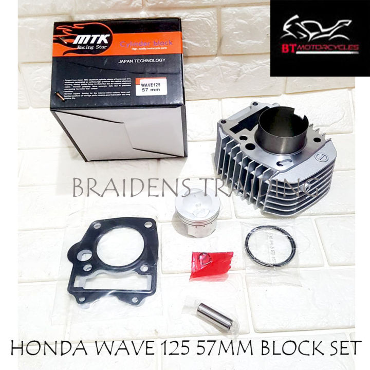 MTK HONDA XRM 125 57MM SEMI DOME PISTON CYLINDER BLOCK SET | Lazada PH