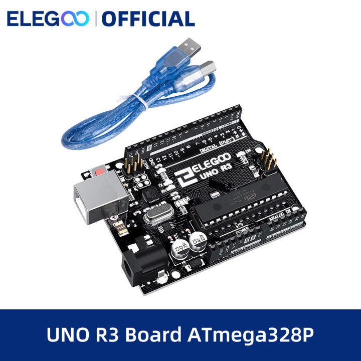 Elegoo Uno R3 Board Atmega328p With Usb Cablearduino Compatible For Arduino Lazada Ph