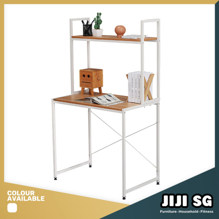 (JIJI.SG) TADEO Study Table With Storage Shelves (Self Assembly ...