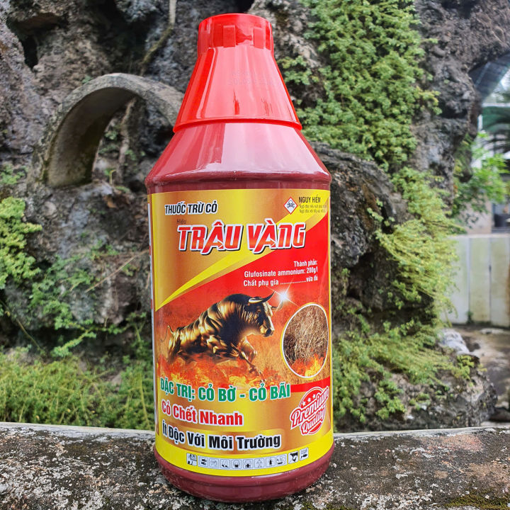 Thuốc trừ cỏ lưu dẫn, sạch cỏ Hiệu Trâu Vàng 200SL 900ml | Lazada.vn