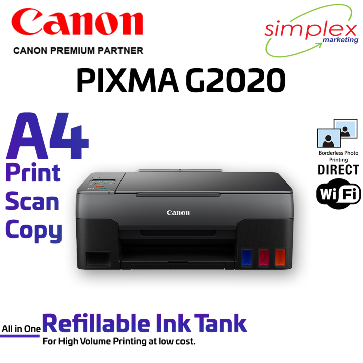 Canon PIXMA G2020 Ink Efficient G Series Printer | Lazada