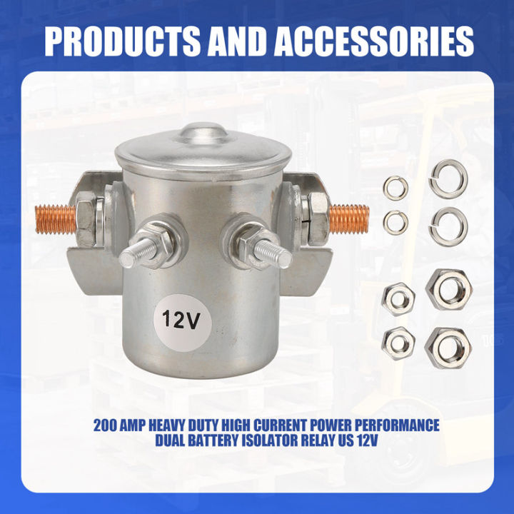 R5200 Amp Heavy Duty High Current Power Performance Dual Battery ...