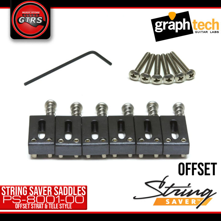 Graphtech String Saver Classics Saddle Strat & Tele Style Offset | Lazada PH