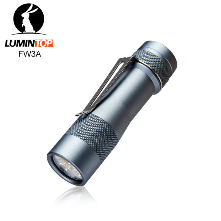 Lumintop FW3A 18650 smart flashlight Anduril firmware triple LED CREE ...