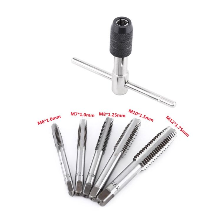 Tay quay taro tự động M6-M12 bộ taro tạo ren - tay quay mũi taro ren | Lazada.vn