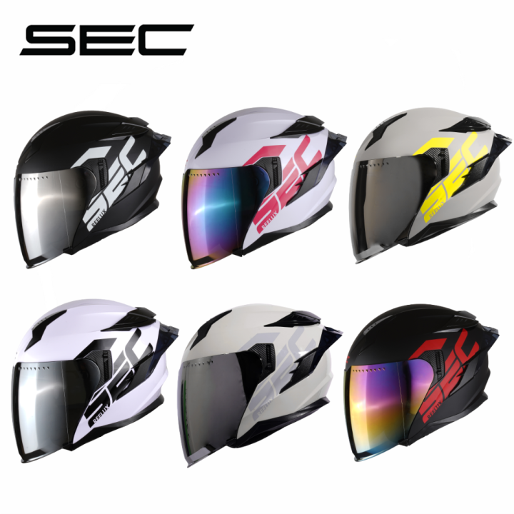 SEC REFLUX(2023) HALF FACE HELMET MATTE/GLOSS(S-XL) | Lazada PH