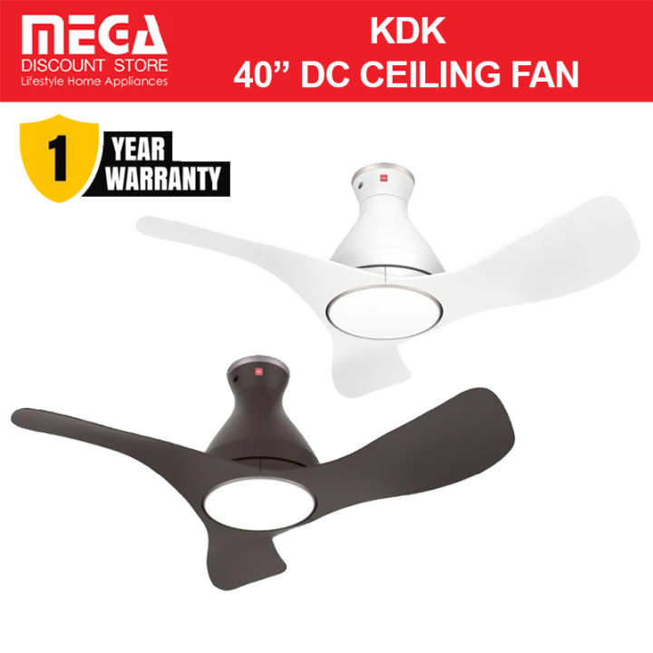 KDK F40GP AIRY 40" WIFI DC CEILING FAN WITH LIGHT | Lazada Singapore