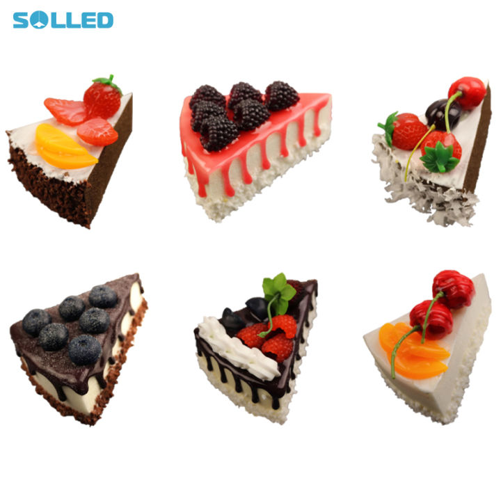 Slice Faux Replica Cake, Artificial Chocolate Mousse Cake In Triangle ...