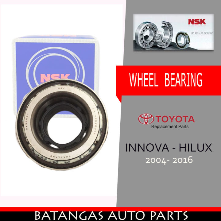 WHEEL BEARING (FRONT) NSK for TOYOTA INNOVA- HILUX 2004-2016 OEM NUMBER ...