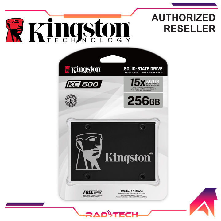 Kingston KC600 SSD 256GB/512GB/1TB 2.5" Solid State Drive - with 3D TLC NAND | Lazada PH