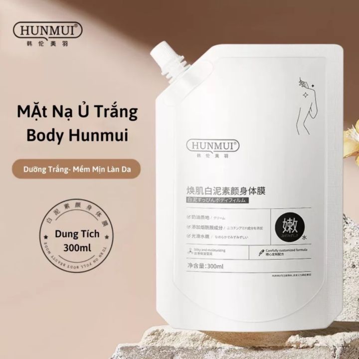 Kem Ủ Trắng- Tắm Trắng HUNMUI Nhật Bản dưỡng trắng da toàn thân 300ml ...