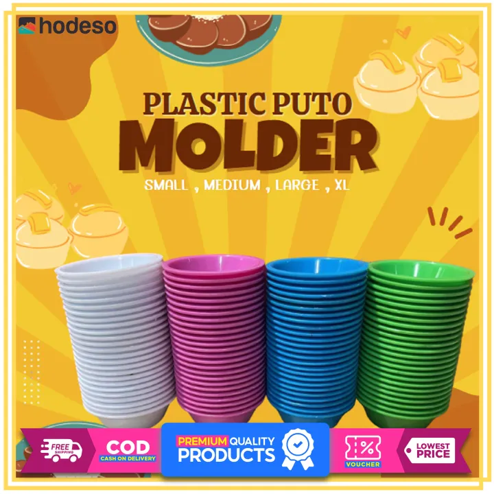 Hodeso 12/50pcs Puto Molder Baking Cups Set | Cupcake Molder Baking ...