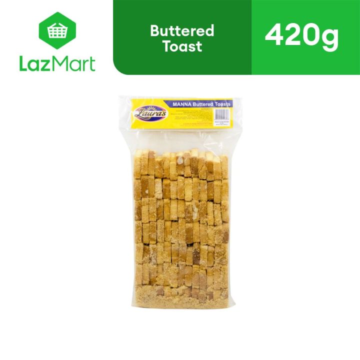Laura's Manna Buttered Toast 420g | Lazada PH