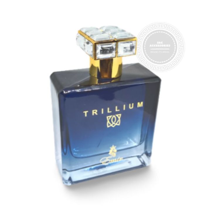Trillium by Emir 100ml Eau de Parfum Citrus Perfume for Men Luxurious ...