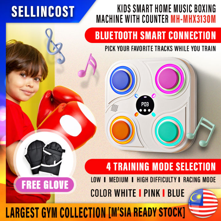 SellinCost Kids Smart Music Boxing Machine Wall Target Rechargeable ...
