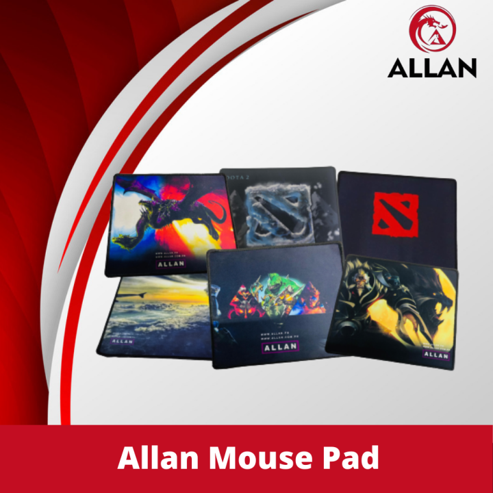 1pc Allan Mouse Pad For Heavy Duty Use (color randomly deliver/depend ...
