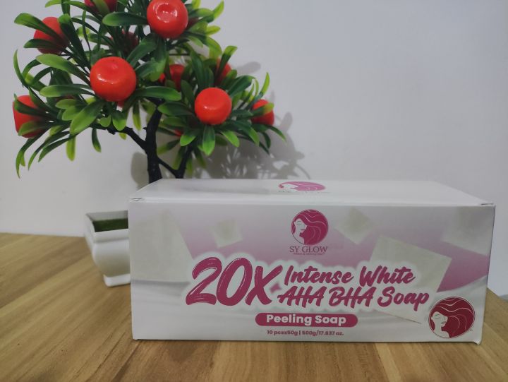 SY Glow 20X Intense White AHA BHA Soap 500g x 10 pcs | Lazada PH