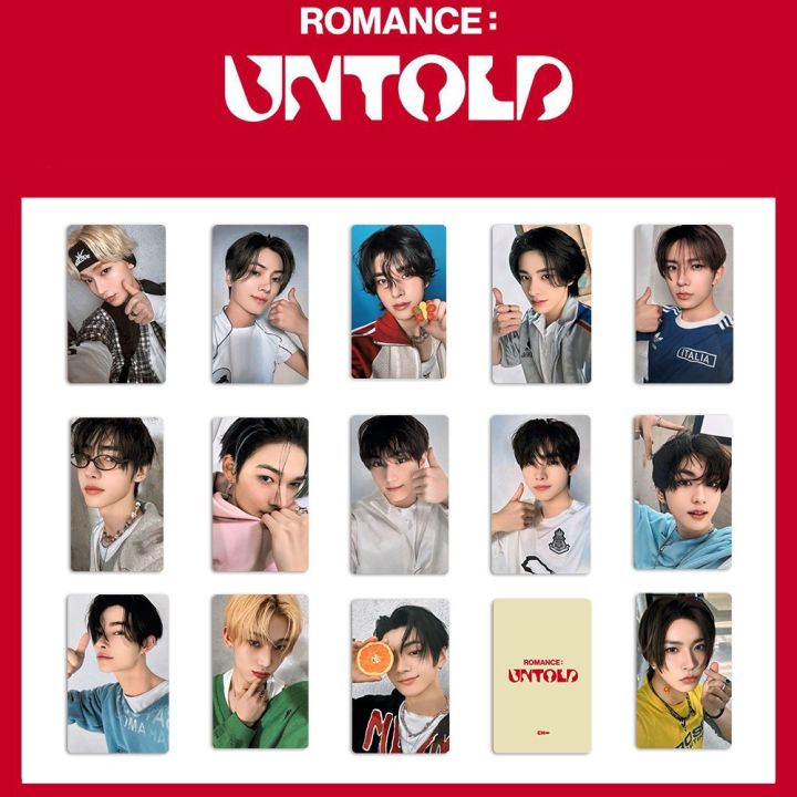 Enhypen ROMANCE UNTOLD Album PhotoCard Kpop Heeseung Jake Sunghoon ...