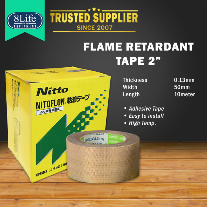 Nitto Nitoflon Adhesive Tapes Flame Retardant Heat Resistant Tape PTFE ...