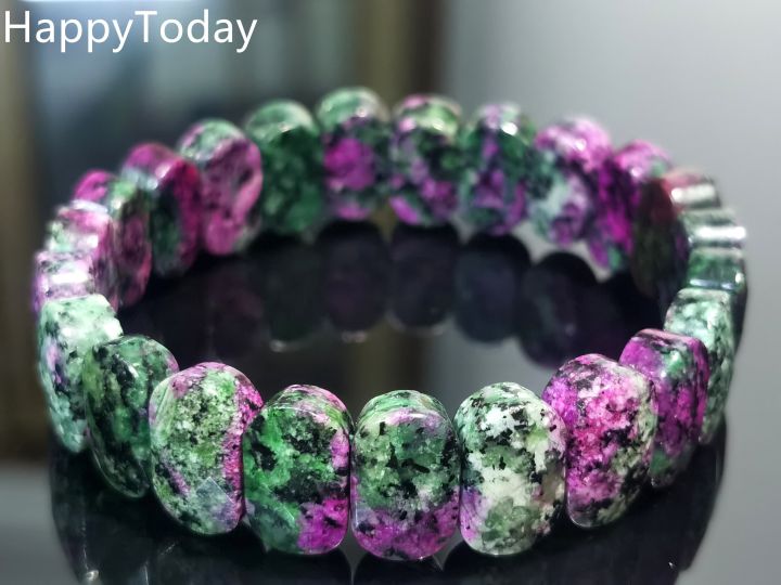 ทับทิมคุณภาพสูงใน Zoisite 14X8Mm พื้นผิวของสร้อยข้อมือที่ประณีตตัด | Lazada.co.th