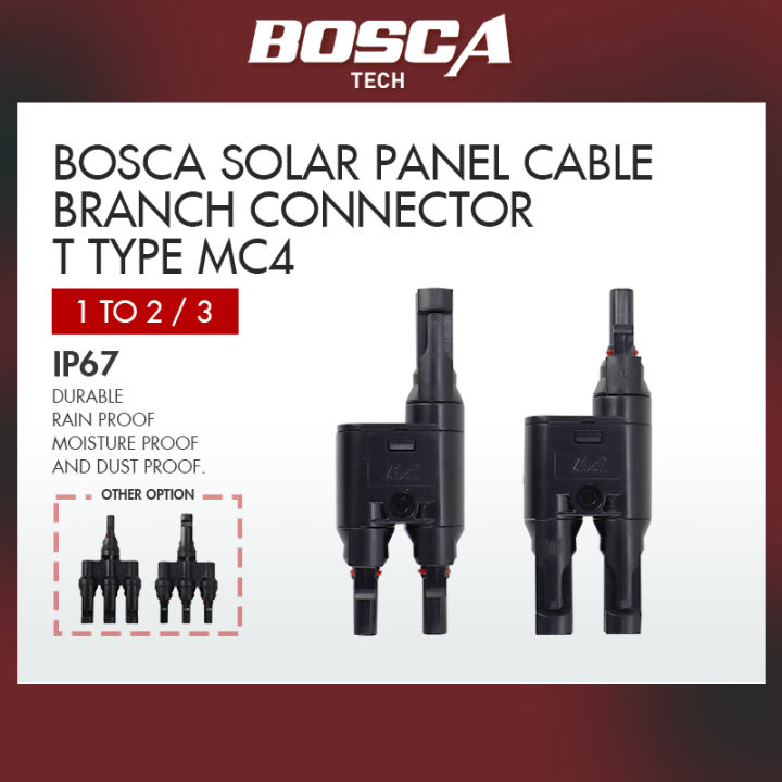 1 Pair MC4 Adapter Male Female Y Branch T Branch Connectors for Solar ...