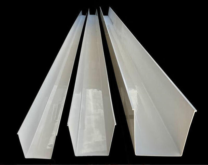 Roof gutter, rain gutter, eaves, pvc plastic eaves, drainage gutter, U ...
