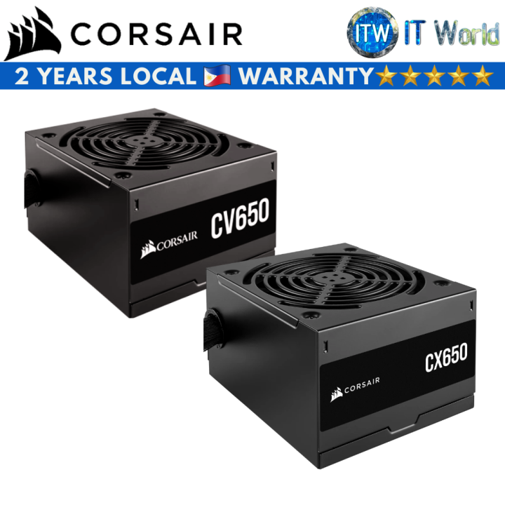 Itw | Corsair CV650/CX650 650W 80+ Bronze Non-Modular Power Supply Unit ...
