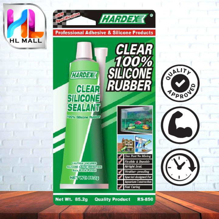 HARDEX RS850 CLEAR SILICONE SEALANT / PRO-SPEC PA200 SILICONE SEALANT ...