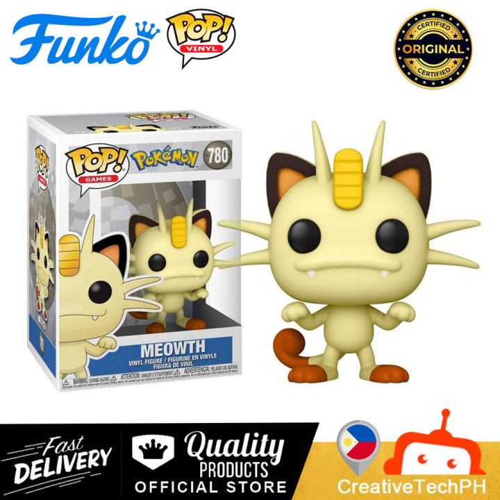 FUNKO POP! POKEMON - MEOWTH FUNKO POP ORIGINAL | Lazada PH