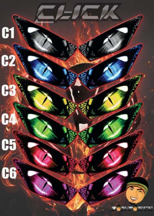 Honda Click 125i/150i V2 - V3 - V4 Winker Eye Transparent / Dragon Eye ...