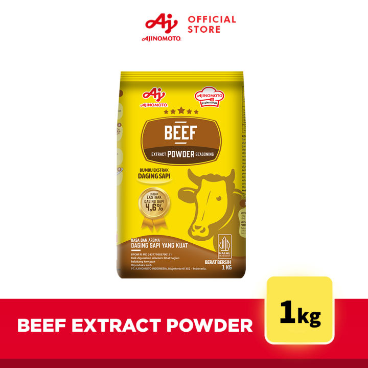 AJI-NO-MOTO® Beef Extract Powder Seasoning - 1Kg | Lazada Indonesia