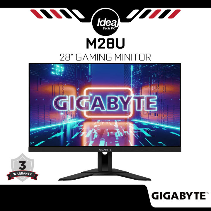 GIGABYTE M28U | 144Hz | 3840 x 2160 (UHD) SS IPS Display | 2ms (MPRT ...