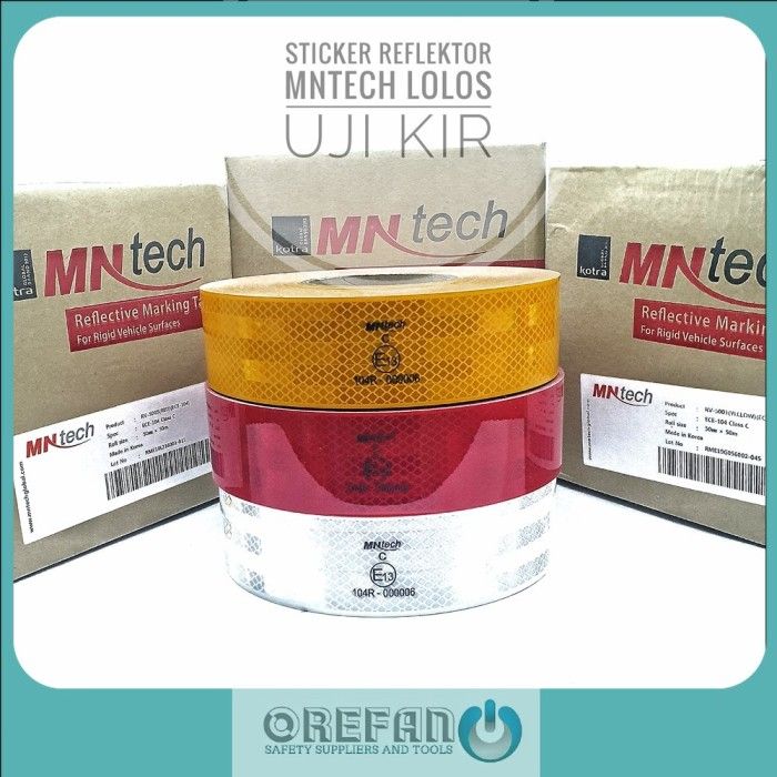 STICKER REFLEKTOR STIKER PEMANTUL CAHAYA TAMBAHAN KIR ECE 104R MNTECH ...